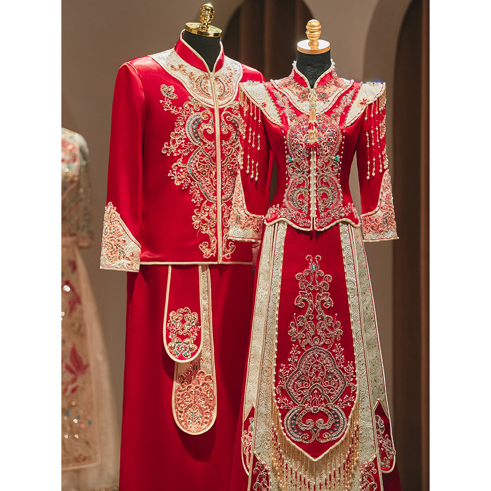 Men Xiuhe Clothing 2023 Chinese Groom Clothing Wedding Dress Slim-fit ...