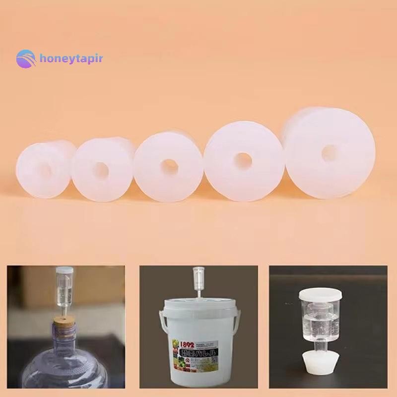 honeytapir Food Grade Home Brew Wine Stoppers Conical Silicone Plug ...