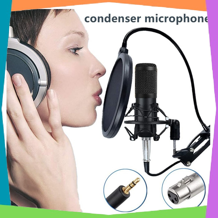 Professional Sound Studio Recording Condenser XLR Computer Microphone ...