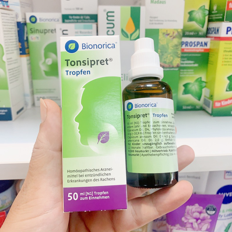 Tonsipret Tropfen essence for sore throat & tonsillitis for babies from ...