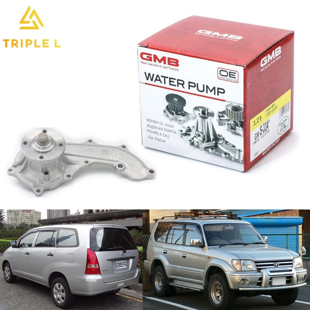ORIGINAL GMB WATER PUMP TOYOTA INNOVA 2004-2015 TGN40 PRADO PETROL ...