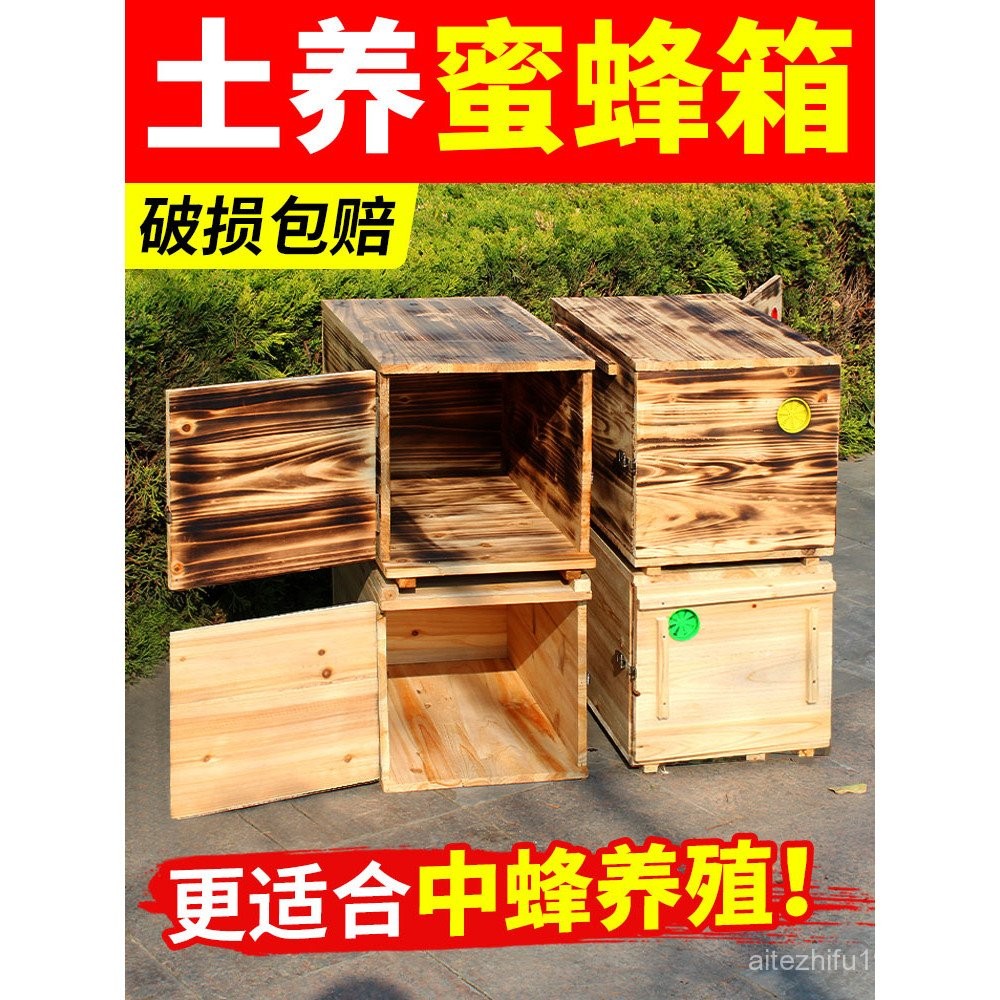 New Double Door Beehive Full Fir Drying Beehive Full Set Medium Beehive ...