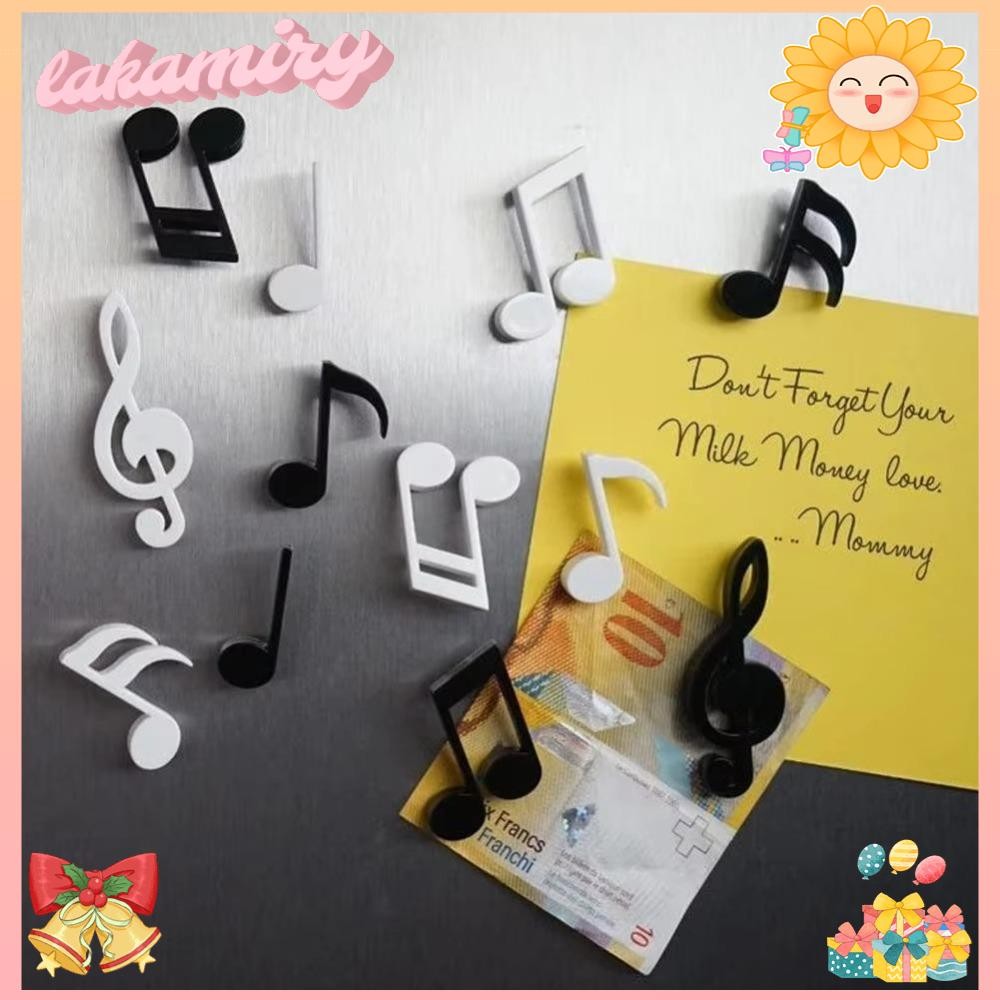 LAKAMIRY 6pcs Fridge Magnets, Musical Note Gift Refrigerator Sticker ...