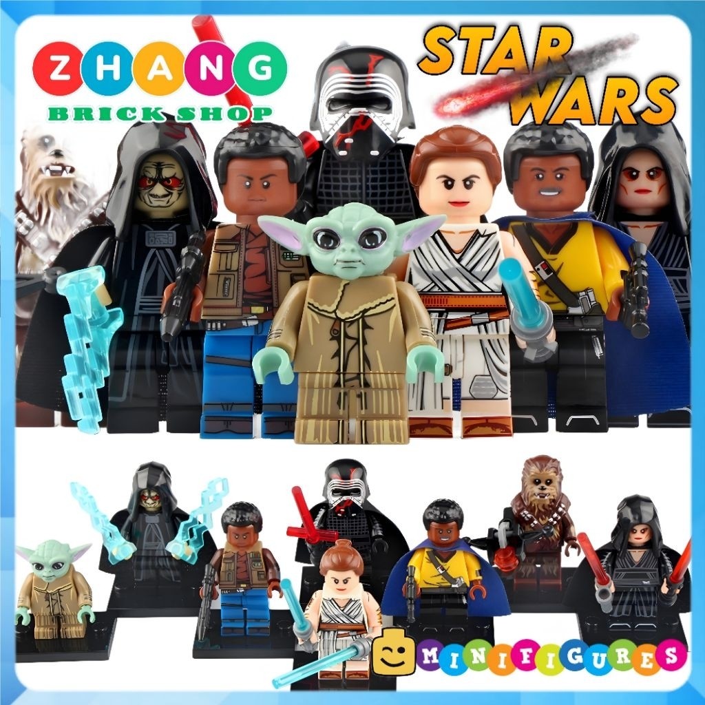 Star Wars Rey Finn Kylo Renn - Dark Rey - Lando Chewbacca - Palpatine ...