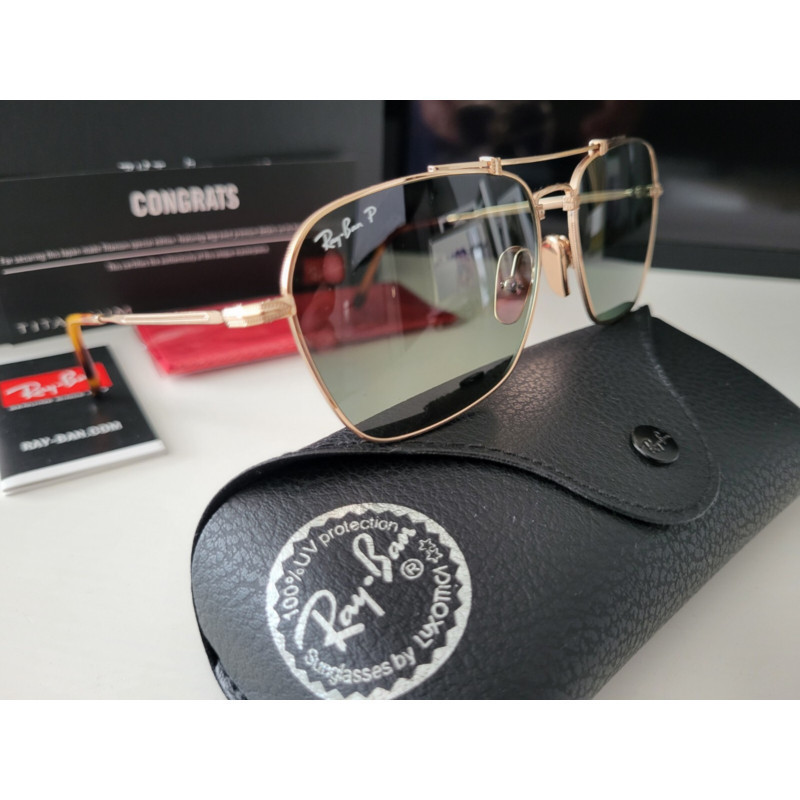 Ray-Ban RB8136M 9143 Caravan Titanium Polarized Cermin Mata Jenama Baru ...