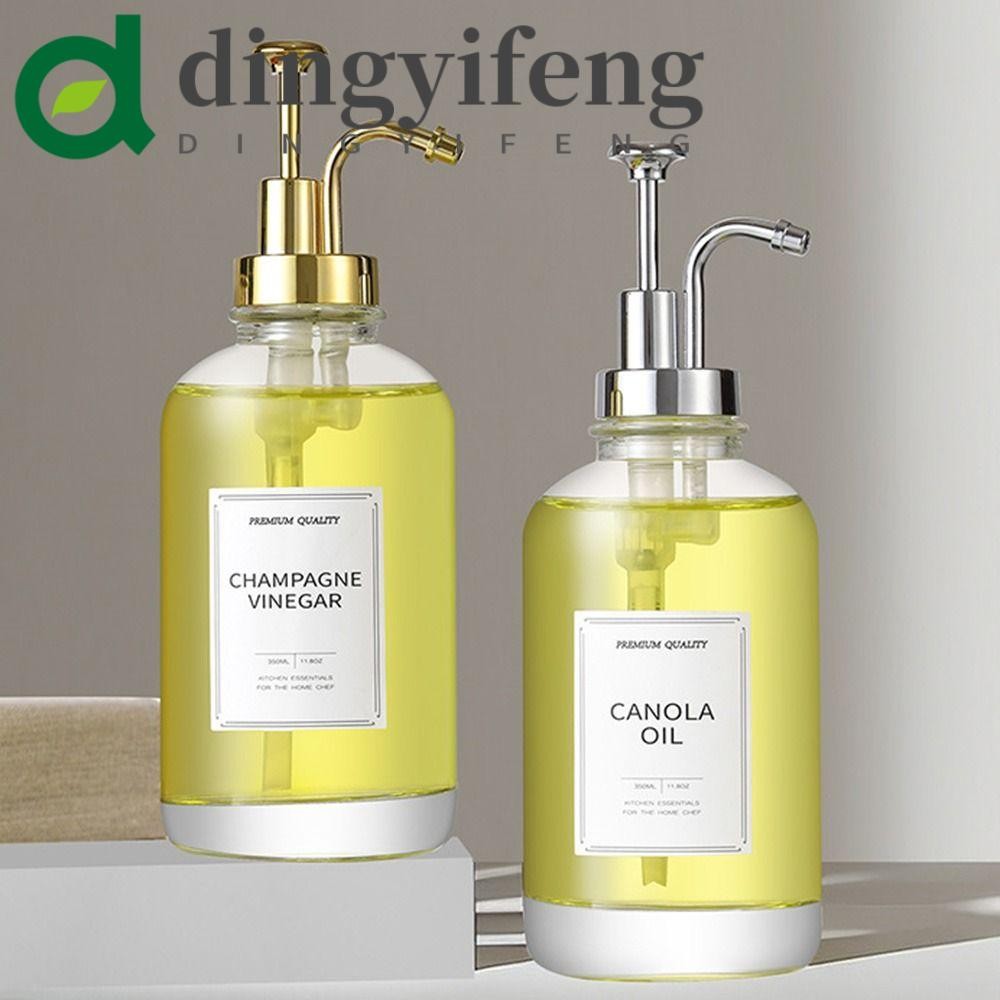 DINGYIFENG 16 Oz Coffee Syrup Dispenser, Clear Glass Upgraded Pump ...