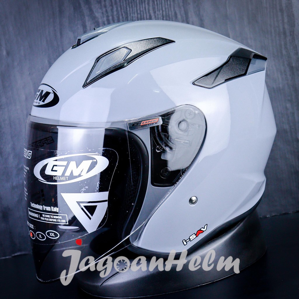 Gm KING FIGHTER ULTRA SOLID HELMET | Nx DIM GRAY | Single VISOR | Shopee Malaysia