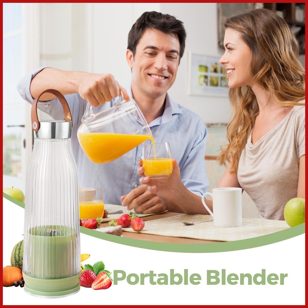 Personal Blender USB 14 Oz Travel Blender Small Portable Cordless ...