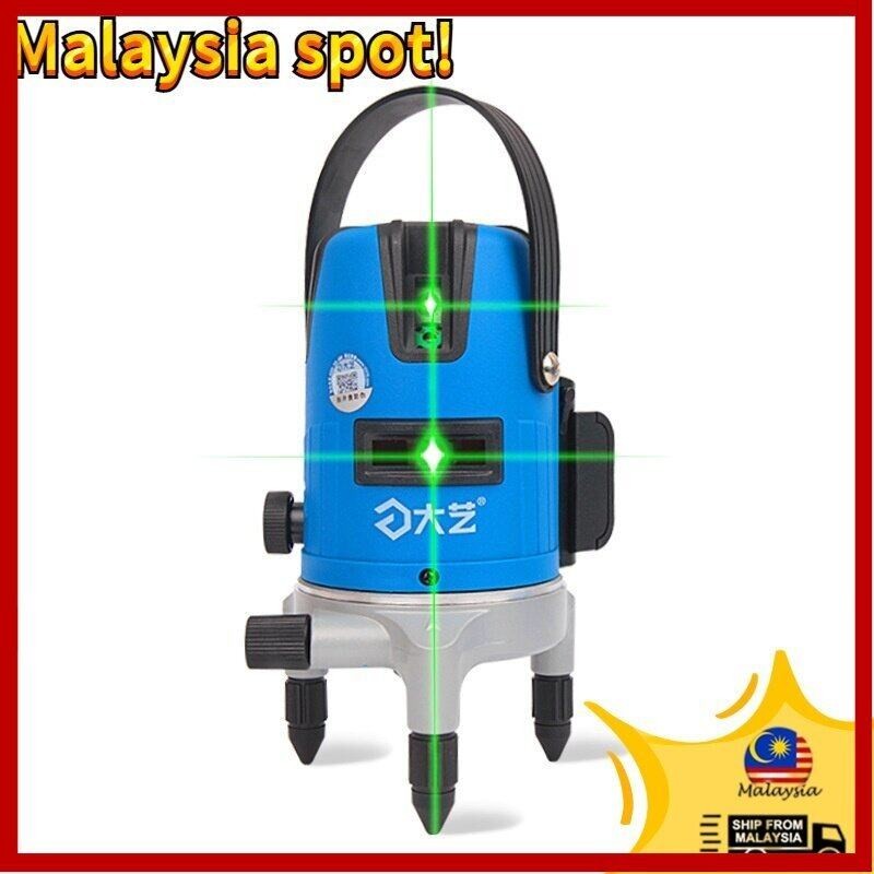 【𝗥𝗘𝗔𝗗𝗬 𝗦𝗧𝗢𝗖𝗞】5 line green laser leveler Green light level 5-line laser ...