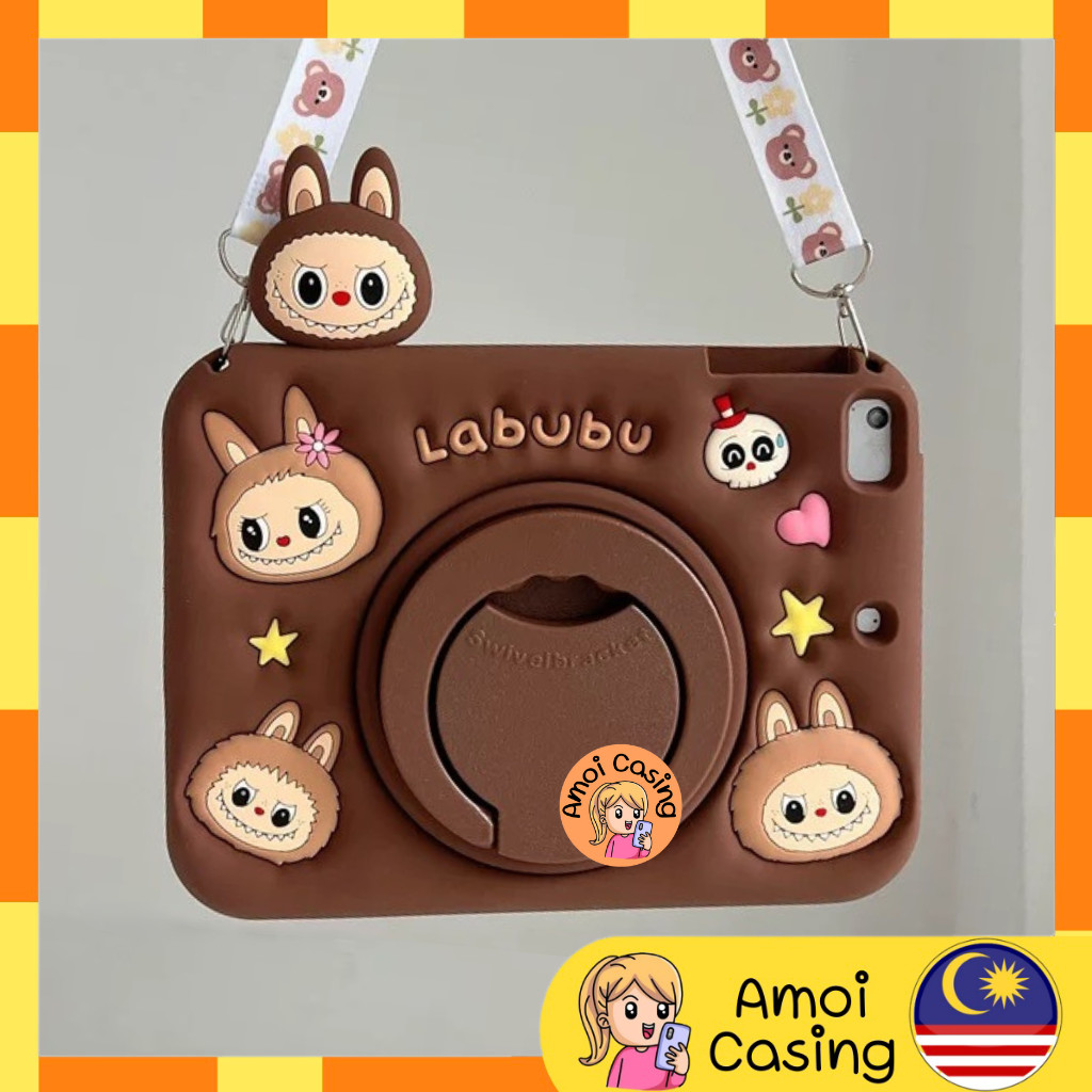 Samsung Tab A7 Lite Tab A8 Tab A9+ Plus i.Pad case 3D labubu pen slot ...