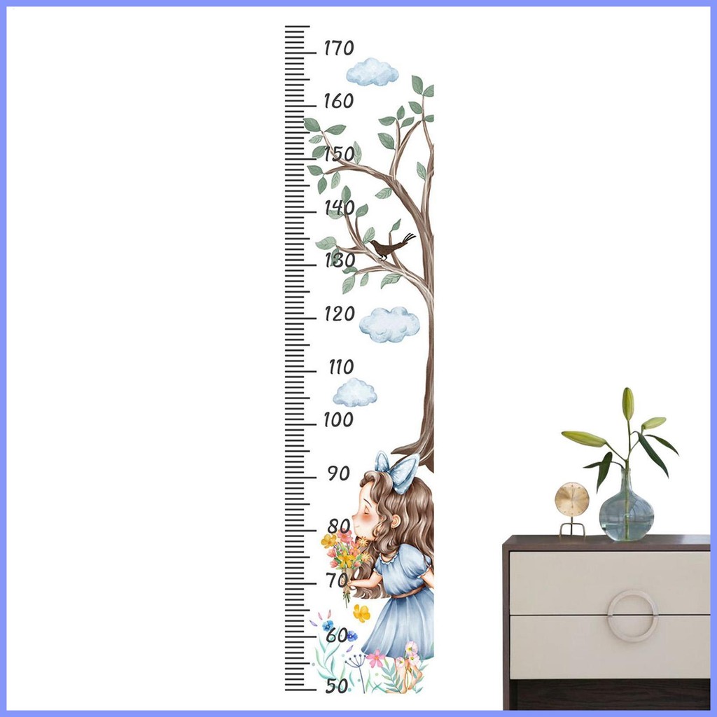 Tree Growth Chart Decal Height Measure Chart Measurement Ruler Height ...
