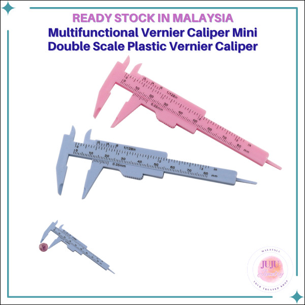 Multifunctional Vernier Caliper Mini Double Scale Plastic Vernier ...