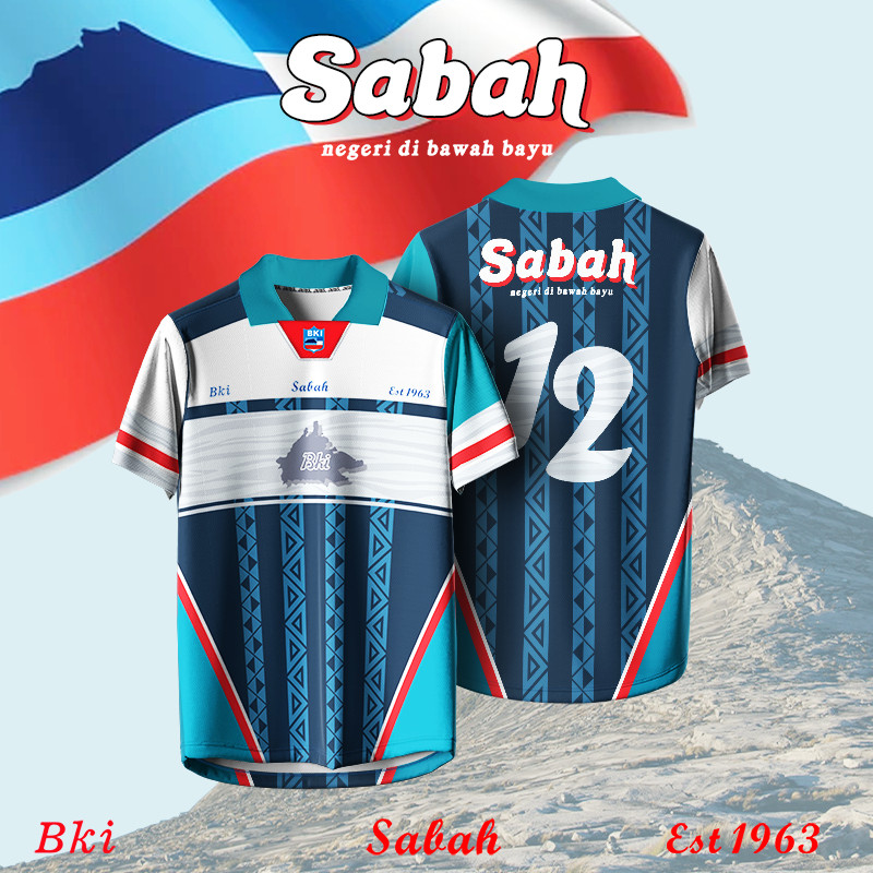SABAH BKI DESIGN NFL EDITION T-SHIRT SHORT SLEEVE COLLAR GRAPHIC ...