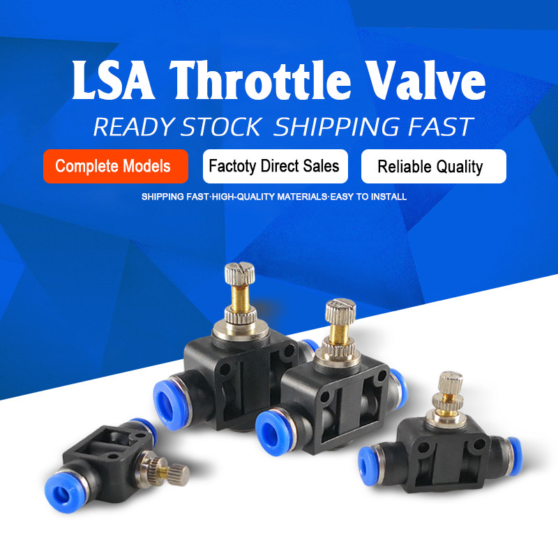 LSA Hose throttle valve PA regulating valve pneumatic air joint SA ...