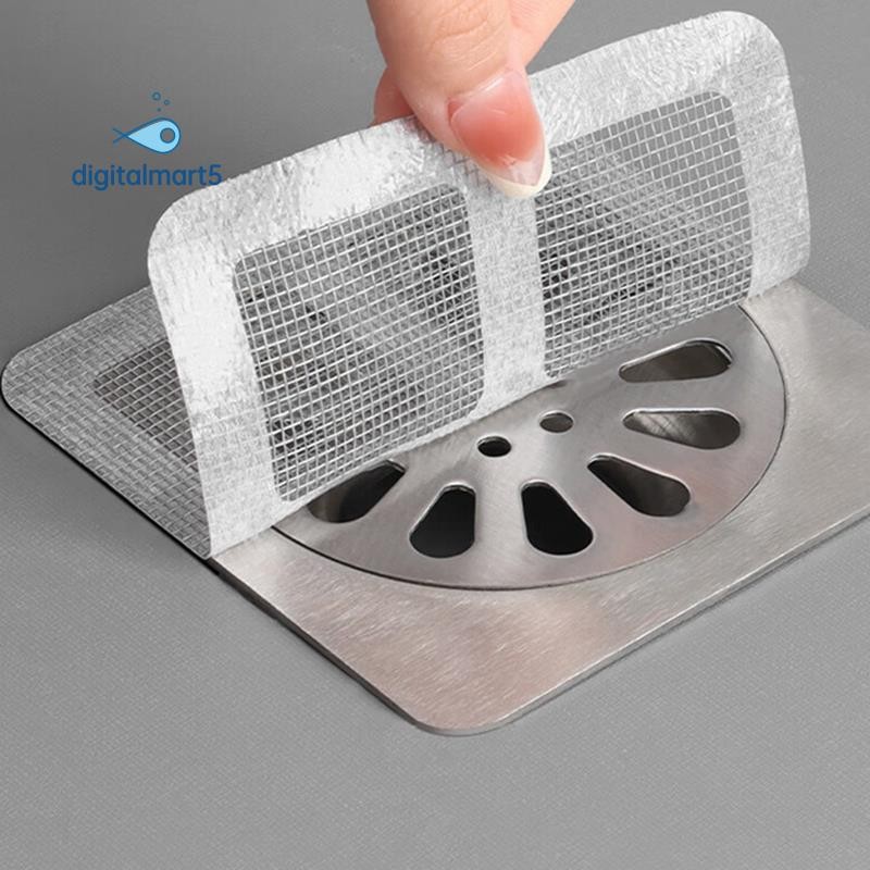 50pcs Floor Drain Sticker, Disposable Shower Drain Hair Catcher ...