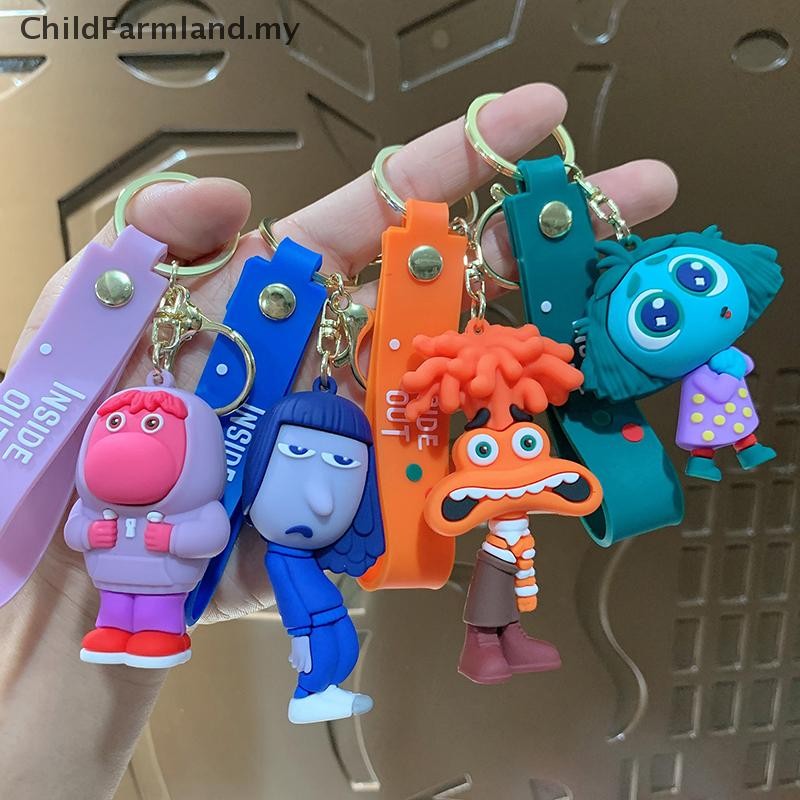 [ChildFarmland] New Inside Out 2 Keychain Disney Cartoon Bing Bong Joy ...