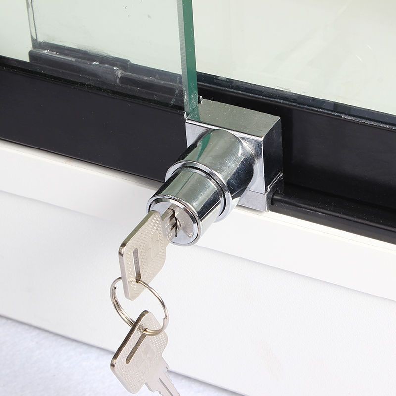 Glass Lock Display Cabinet Glass Lock Three-Piece Set Lock Glass ...