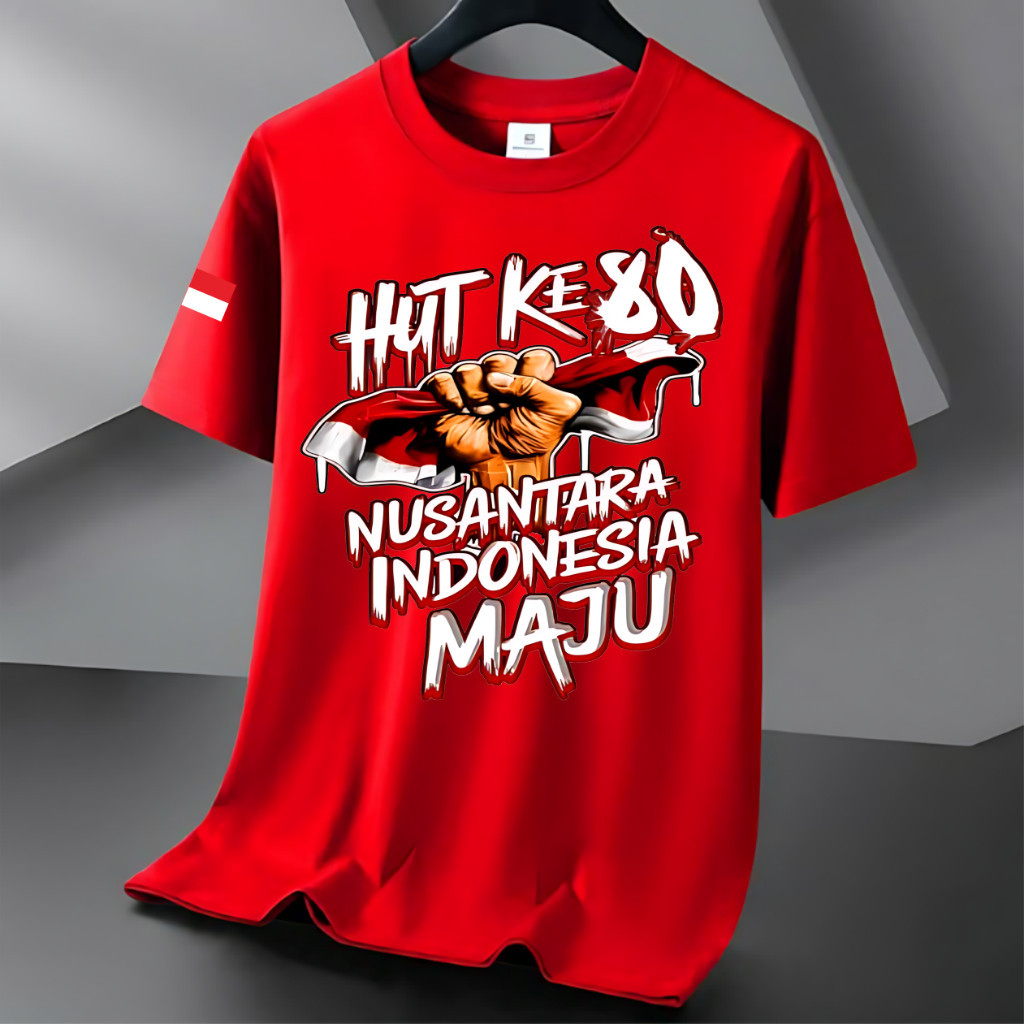 INDONESIAN NUSANTARA T-SHIRT MAJU RI HUT REPUBLIC OF INDONESIA ...