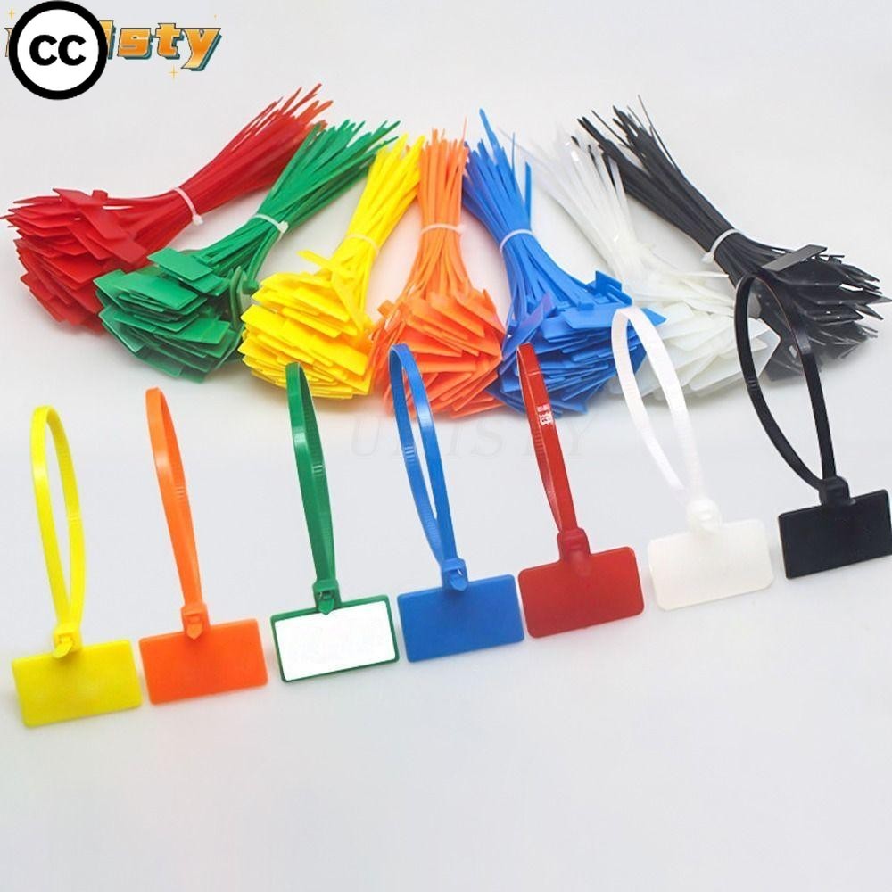 CC CC 100pcs Cable Tag Easy Mark Tag Labels Markers Self-locking Zip ...