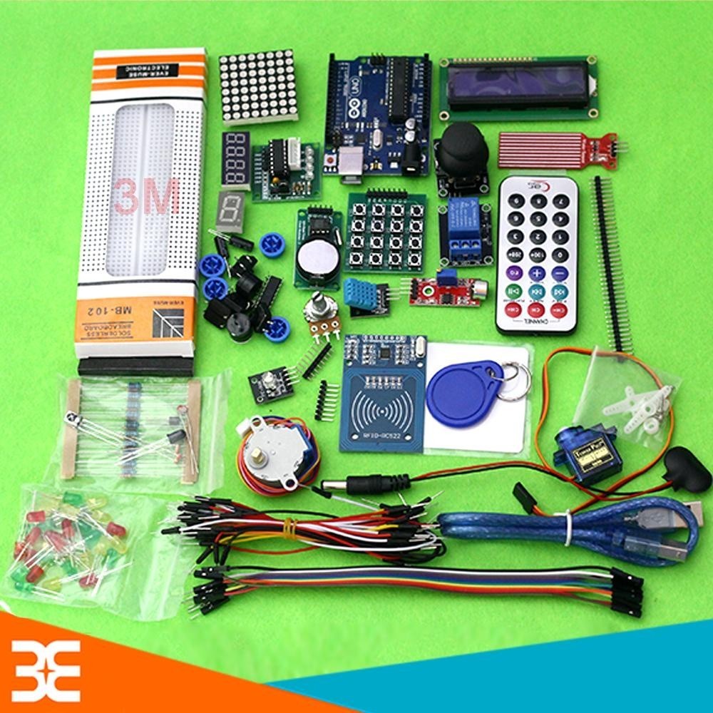 Combo Kit Arduino Uno R3 V2 Full Accessories Learning From Easy to ...