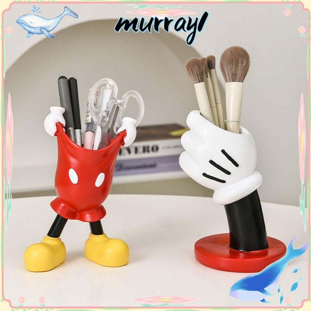 MURRAY1 Pen Container, Modern Plastic Flower Vase, Gift Hand Shaped ...