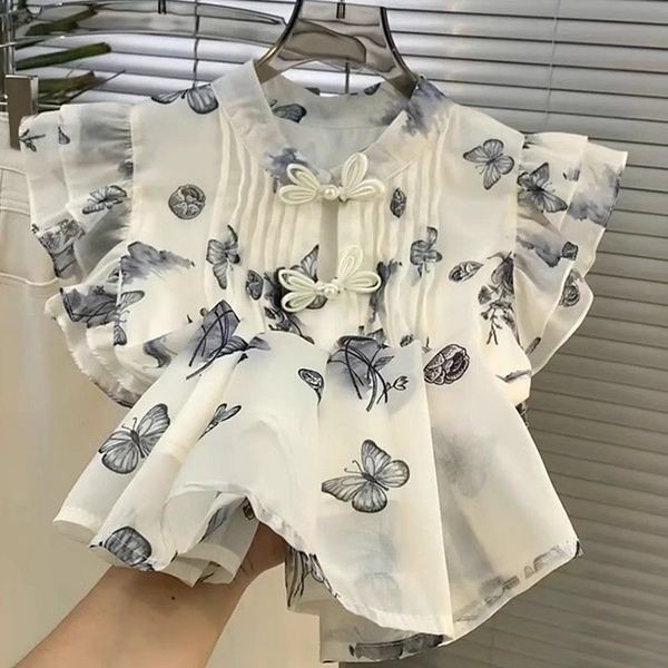 baju raya 2024 baju baju perempuan Gaya kebangsaan retro Cina baru baju ...