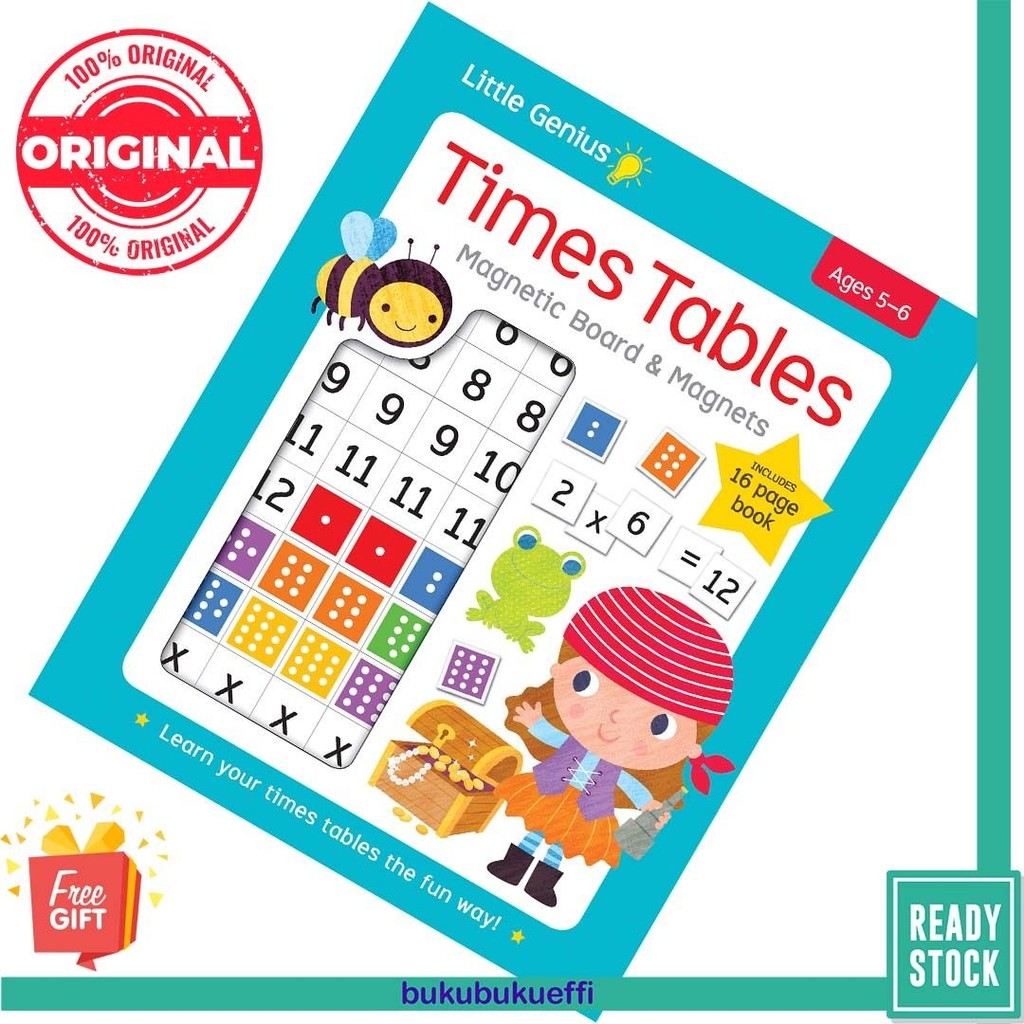 Little Genius Times Tables by Lake Press 9780655209904 - WORK BOOK ...