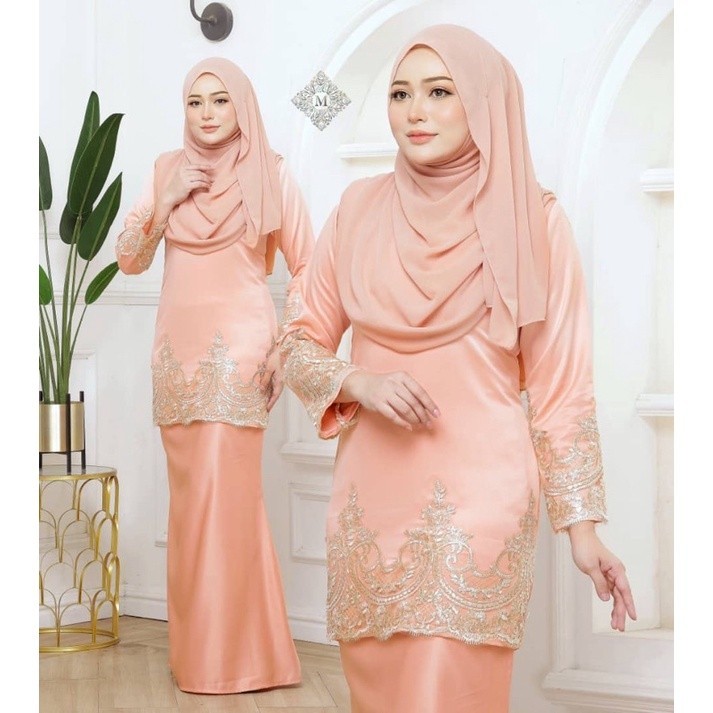 BAJU KURUNG MODEN CANTIK KURUNG VIRAL BAJU RAYA 2025 PLUS SIZE KURUNG LILAC PURPLE PEACH MINT ...