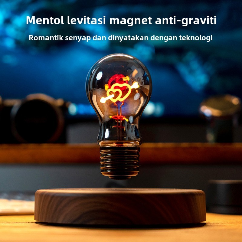 Magnetic Levitation Bulb One Arrow Through Heart Creative Smart Table ...