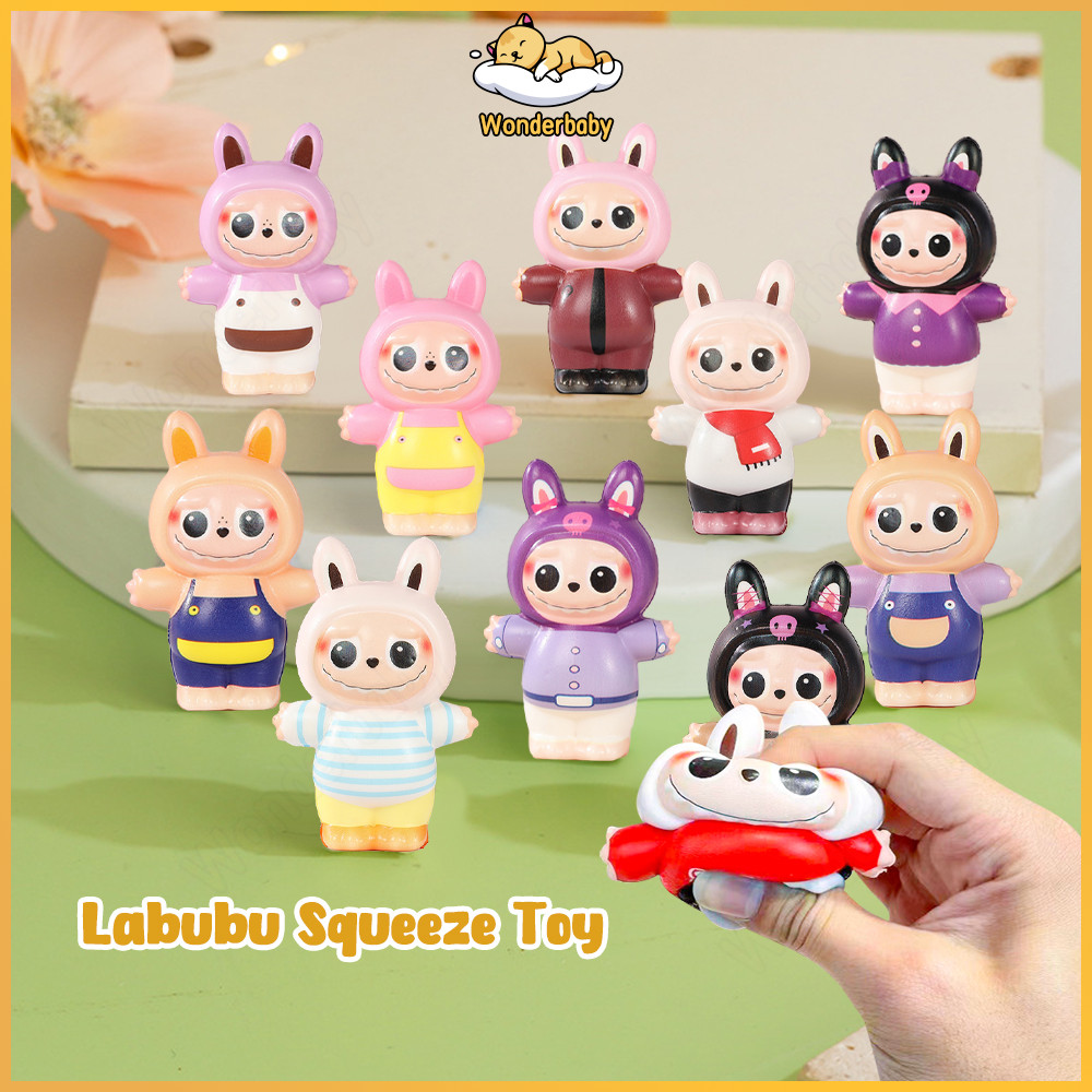 Wonderbaby Slow Rebound Squishy Labubu Doll Pop Mart Squeeze Toy ...