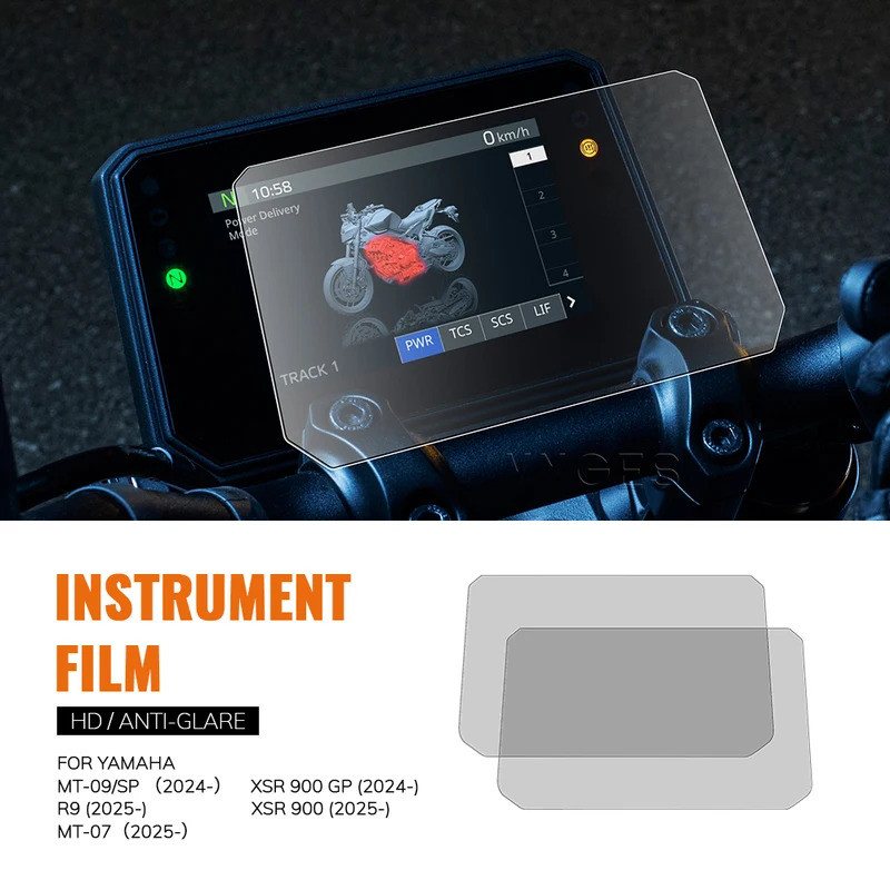 TFT Display Protection Film For Yamaha MT-09 XSR 900 GP 2024- XSR900 MT ...