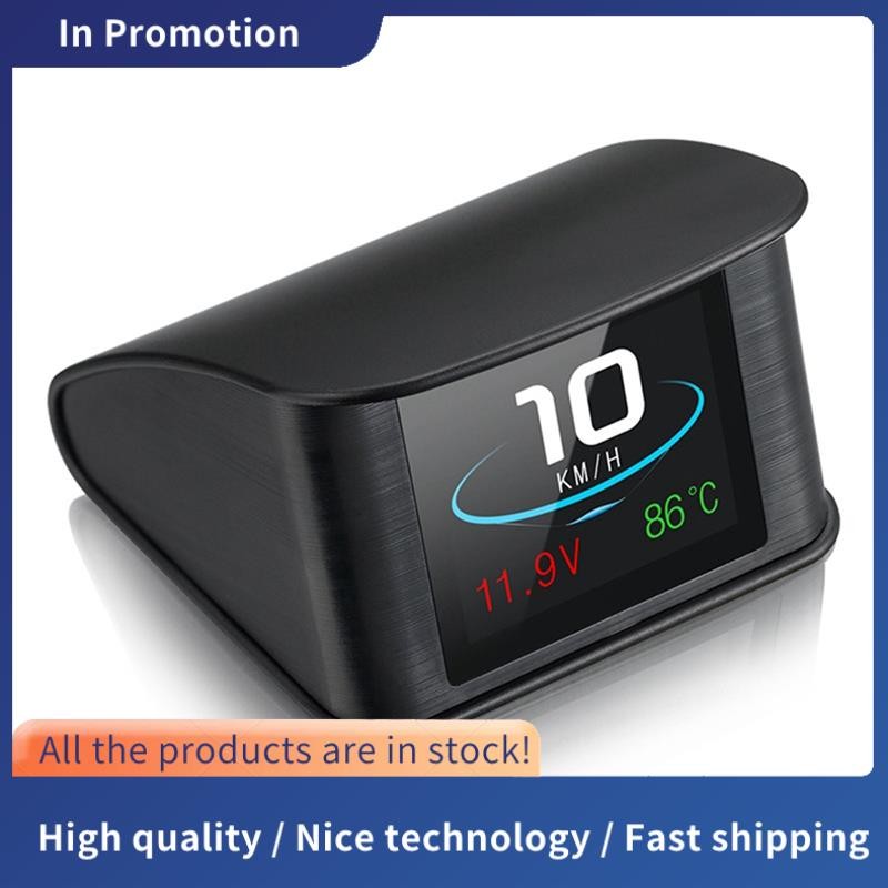 Car OBD Digital Meter HUD P10 2.2-Inch LCD Screen Black OBD Car -Up ...