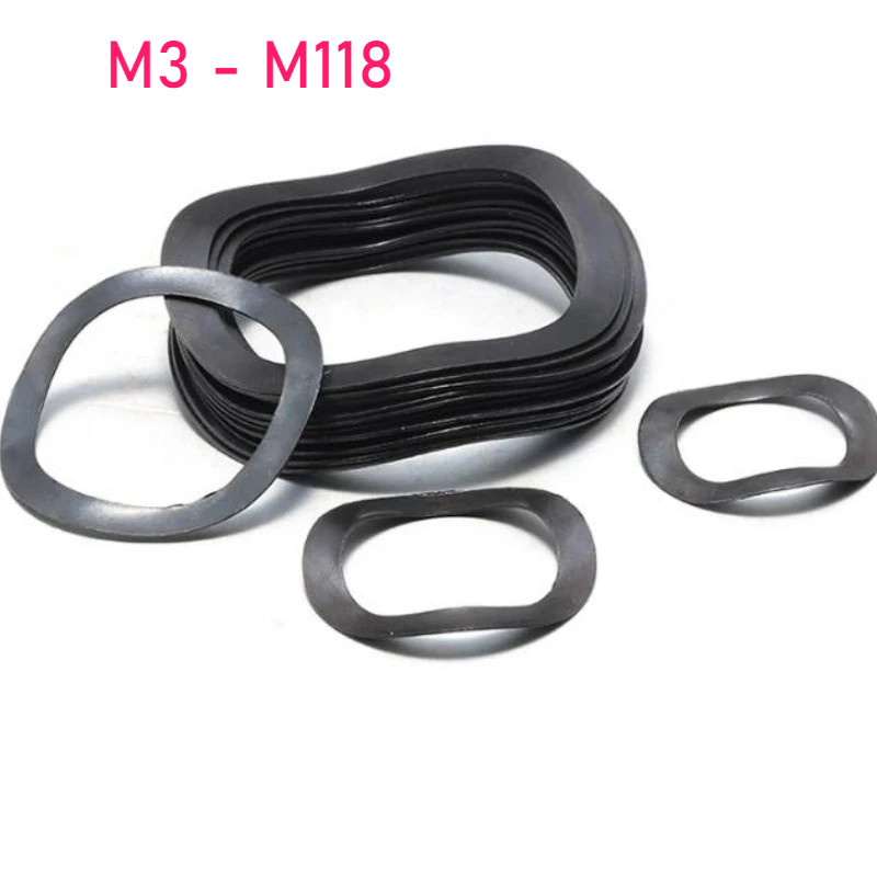 M3 M4 M5 M6 M8 M10 M12 M14 M16 - M118 Black Steel 65Mn Three Wave Crest ...