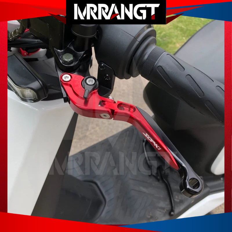 Zontes 368G Brake Lever Handle Lever with Parking Lock Pin Folding ...