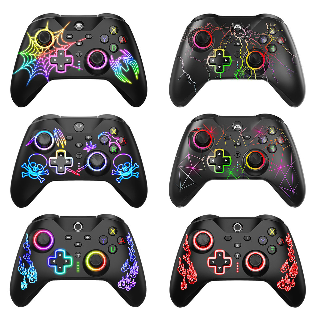 R RGB Light Lightning switch pro Bluetooth Wireless Gamepad Black Myth ...