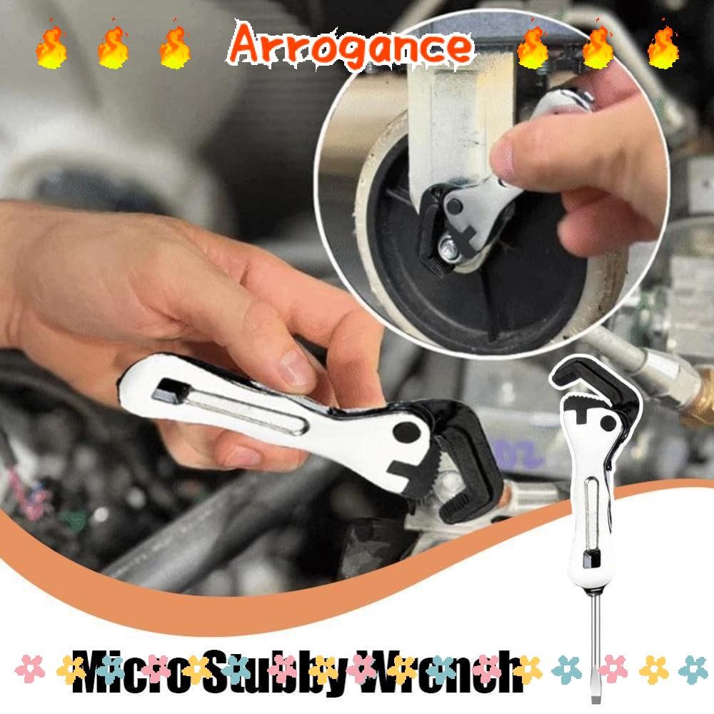 ARROGANCE 2 In 1 Wrench Tool, Home for Tight Spaces Micro Stubby Pipe ...