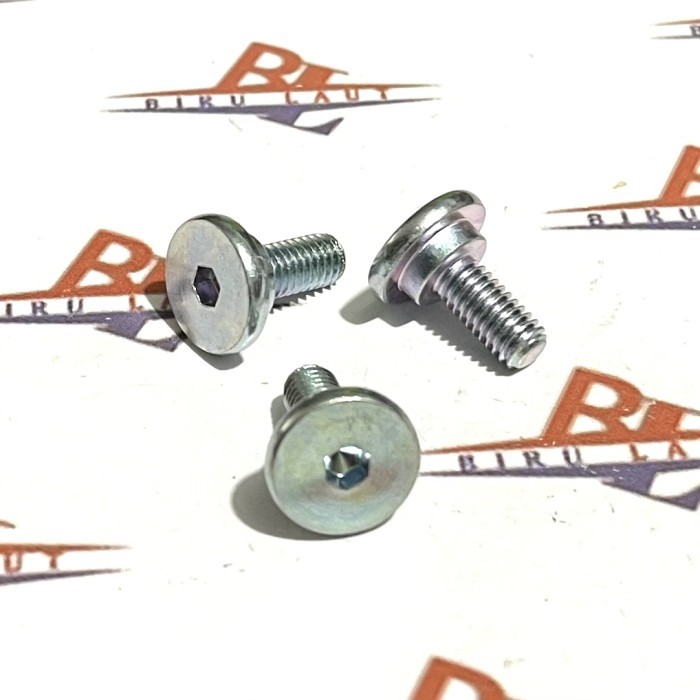 (Package Contains 10 pieces) Fender Body Bolts cvt Bolts M6x15 Flat ...
