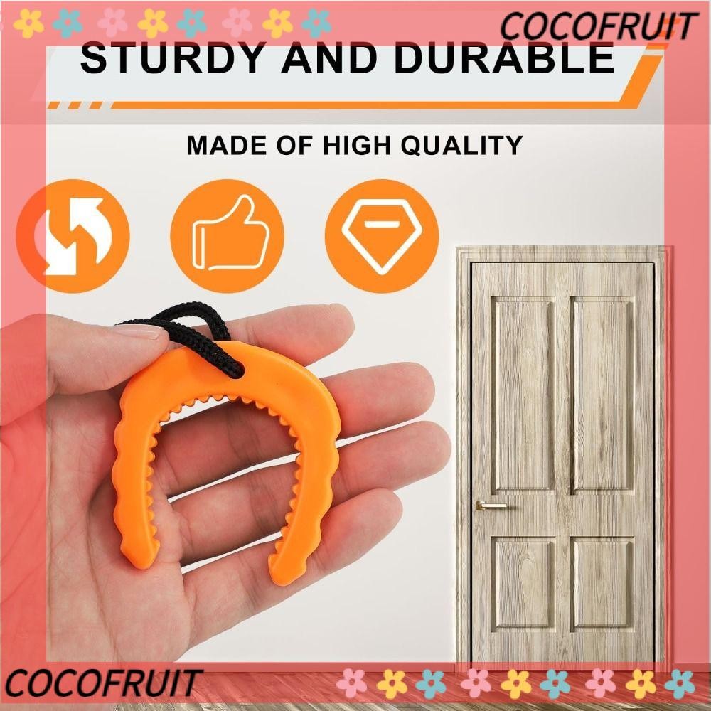 COCOFRUIT Rubber Door Stopper, Firefighter Gear Rubber Door Jam, Easy ...