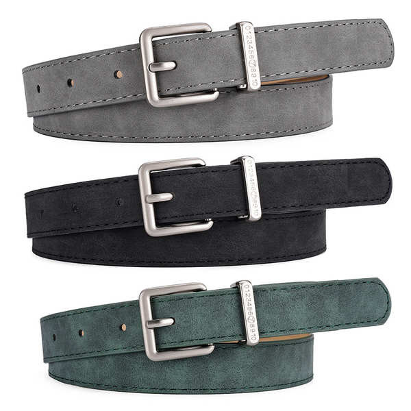 tali pinggang tali pinggang perempuan Jepun ringkas nubuck pin-buckle ...