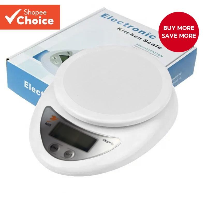 1Pc 5Kg Led Portable Digital Scale Scales Food Balance Measuring Weight ...