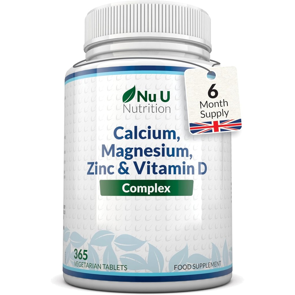 High Strength Calcium Magnesium Zinc & Vitamin D Supplement - 365 ...