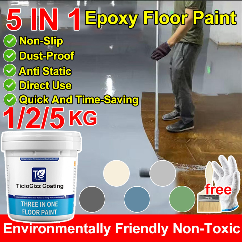 epoxy floor paint cat lantai simen Suitable For Warehouse,Workshop ...