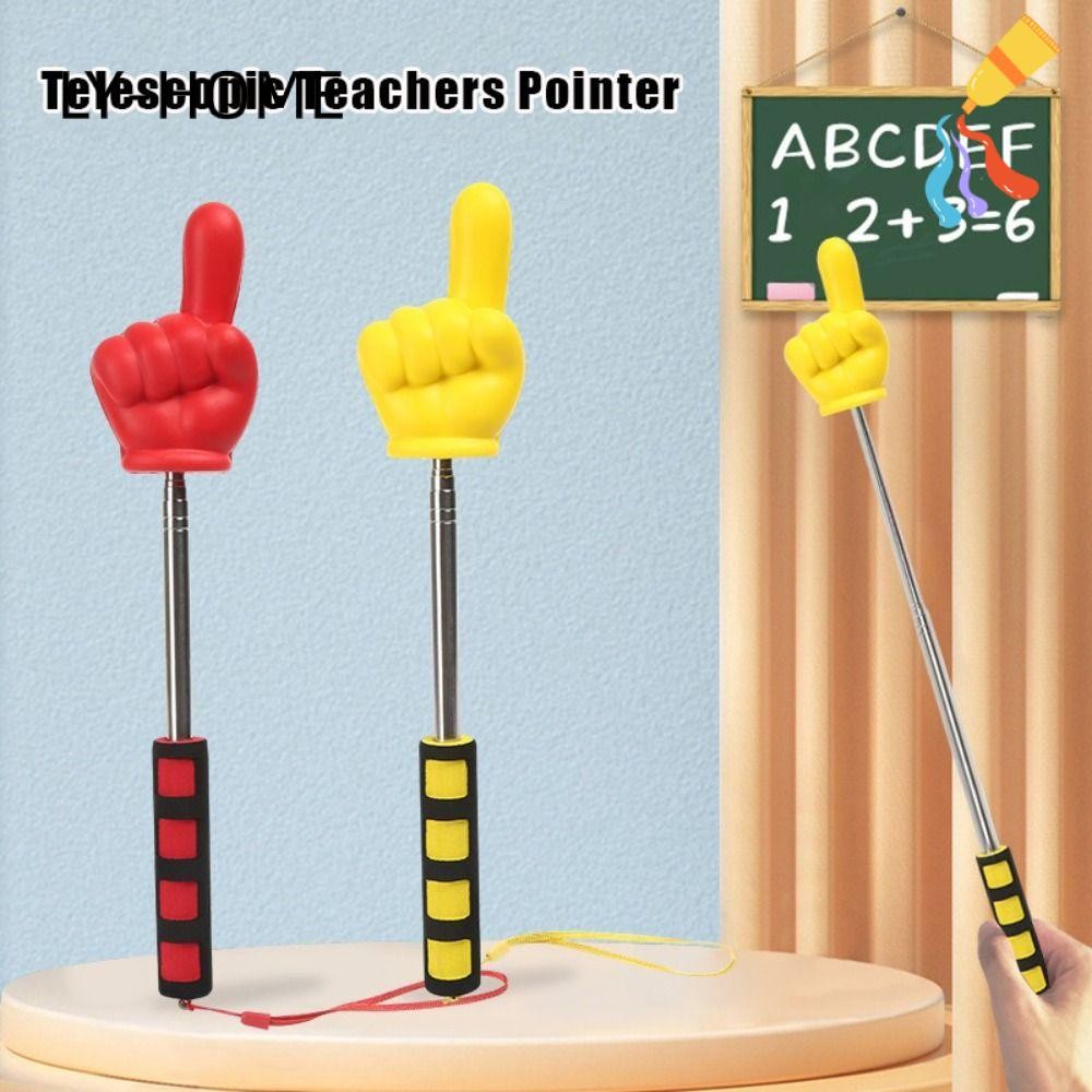 LY-HOME Finger Reading Sticks, Stainless Steel Telescopic Rod Teaching ...
