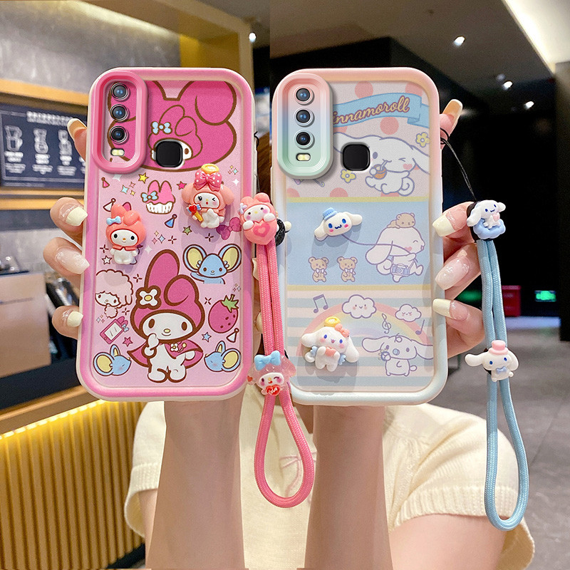 casing vivo y11 vivo y12 casing vivo y15 casing vivo y17 Cute 3D Doll ...
