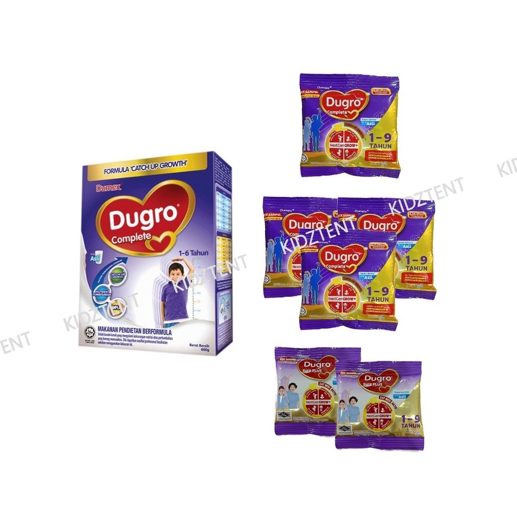 Dugro Complete Asli 45g (1-9y)/ 300g (1-6y) / Dugro Sure PLUS Asli 45g ...
