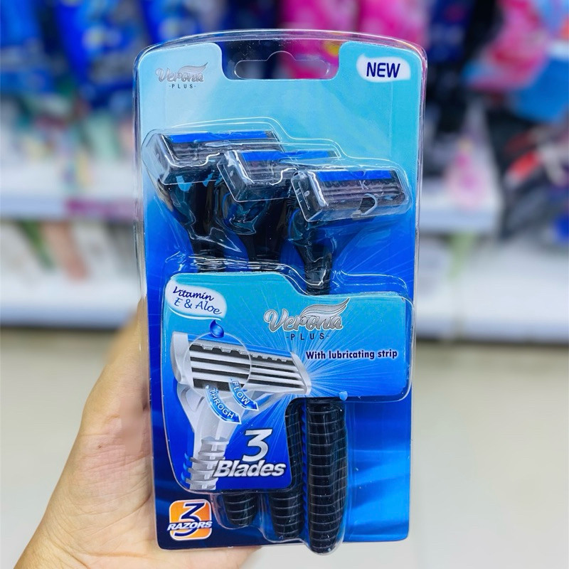 Verona Plus Stainless Steel Razor Blade With Lubricating Strip With ...