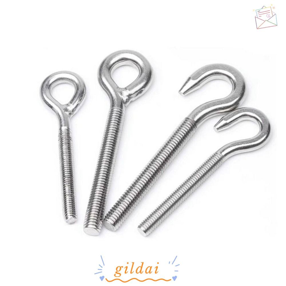 GILDAI 1Pc Sheep Eye Screw, Suspension M4 M5 M6 M8 M10 Bolt Ring, Fasteners Tools without Nuts ...