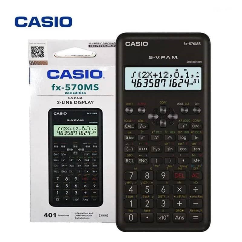 Scientific Calculator FX-570MS 2nd Edition Ready stock | Shopee Malaysia