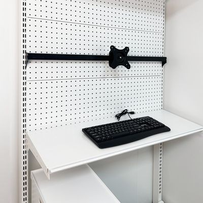 Hanging metal perforated board accessories without punching Monitor ...