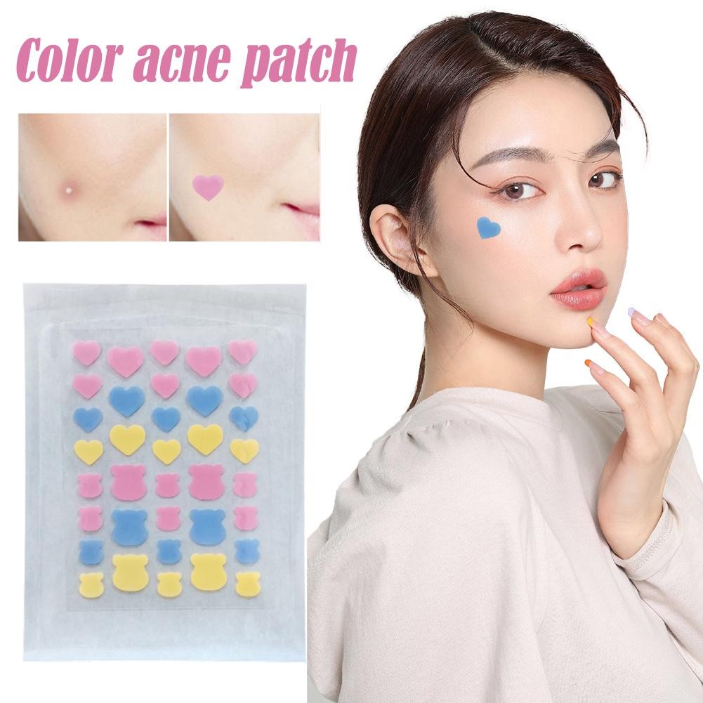 STAR Hydrocolloid Colorful Acne Patch Mild Acne Pimples Patches W7p8 ...
